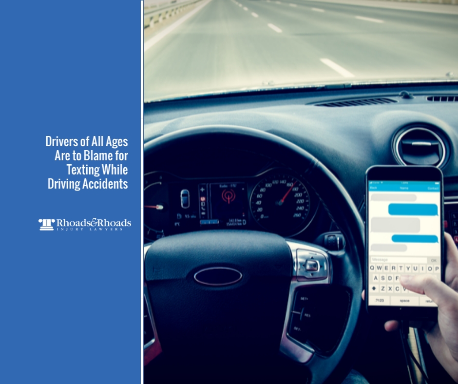 Drivers of All Ages Are to Blame for Texting & Driving Accidents