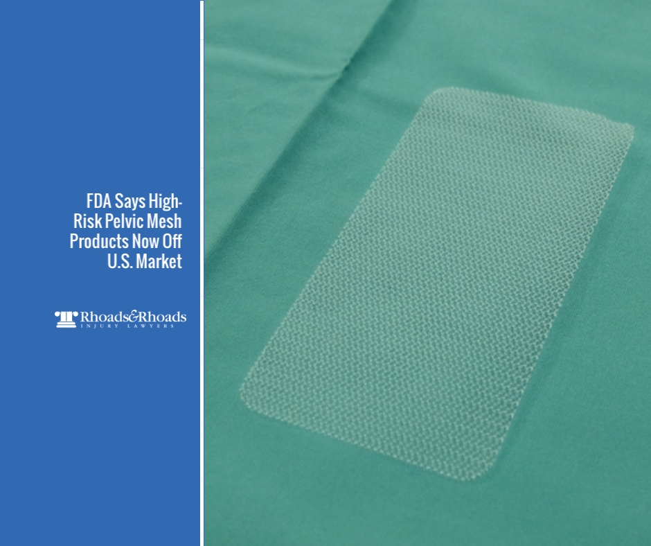 FDA Says High-Risk Pelvic Mesh Products Now Off U.S. Market