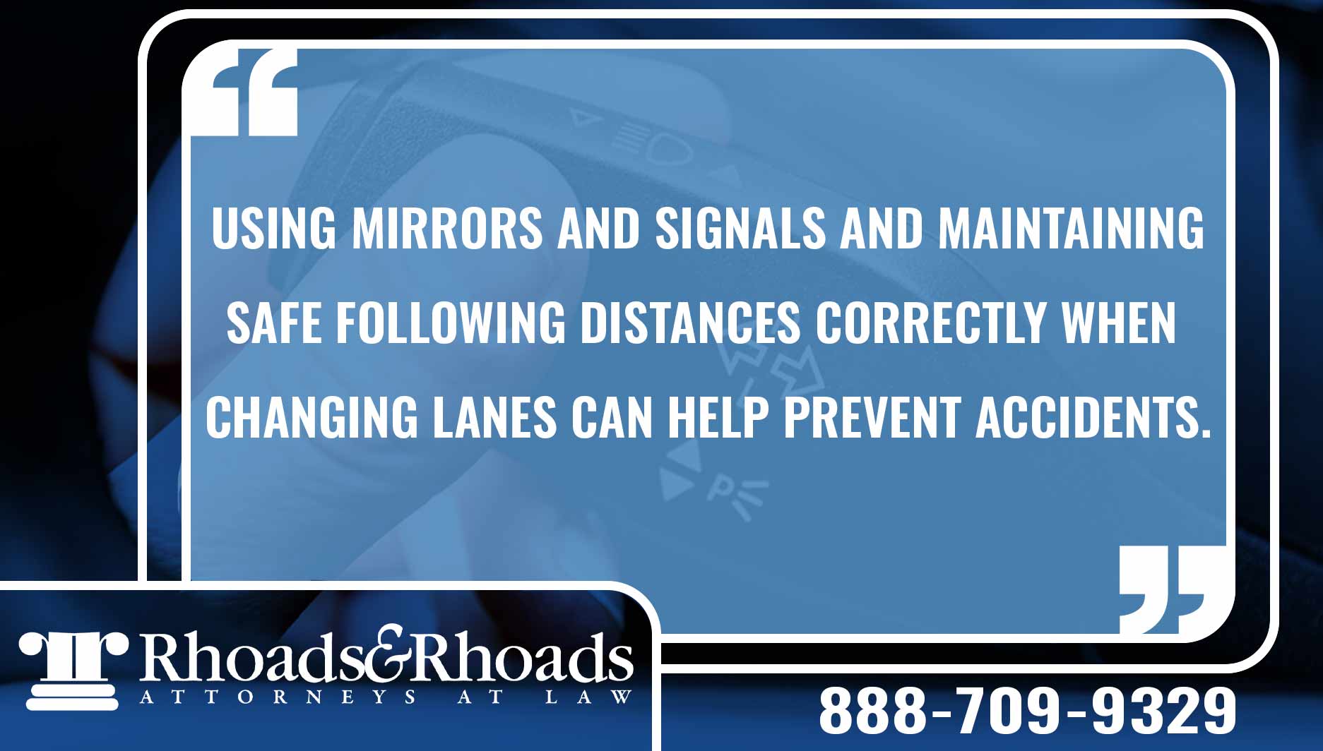 Who is at Fault in a Lane-Changing Accident?