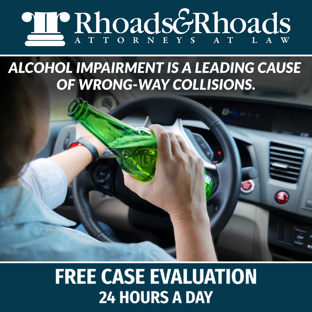 Wrong-Way Accidents | Rhoads & Rhoads Law Firm